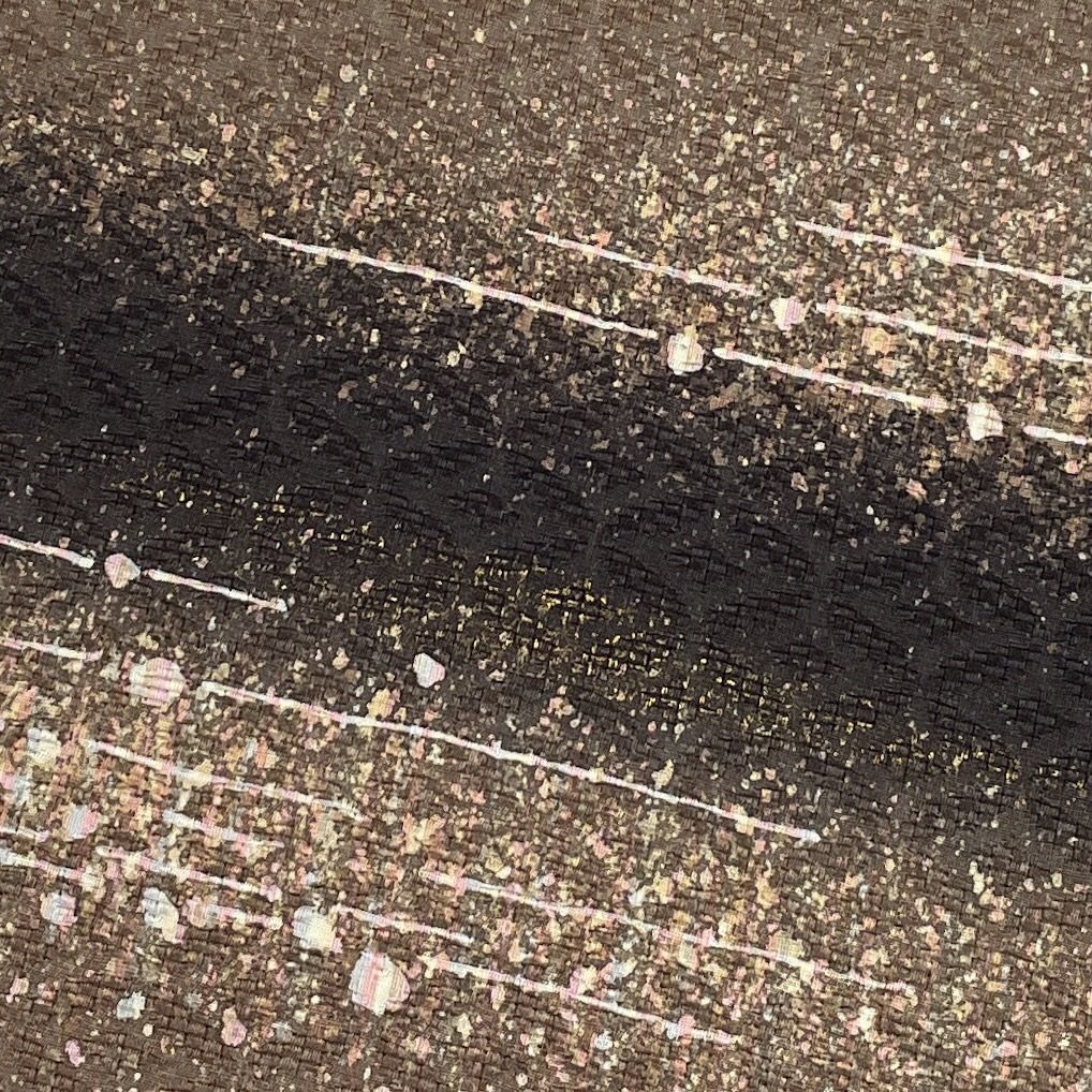 Yahoo!オークション - 着物月花 霞文様 袋帯 お太鼓柄 正絹 ob7751