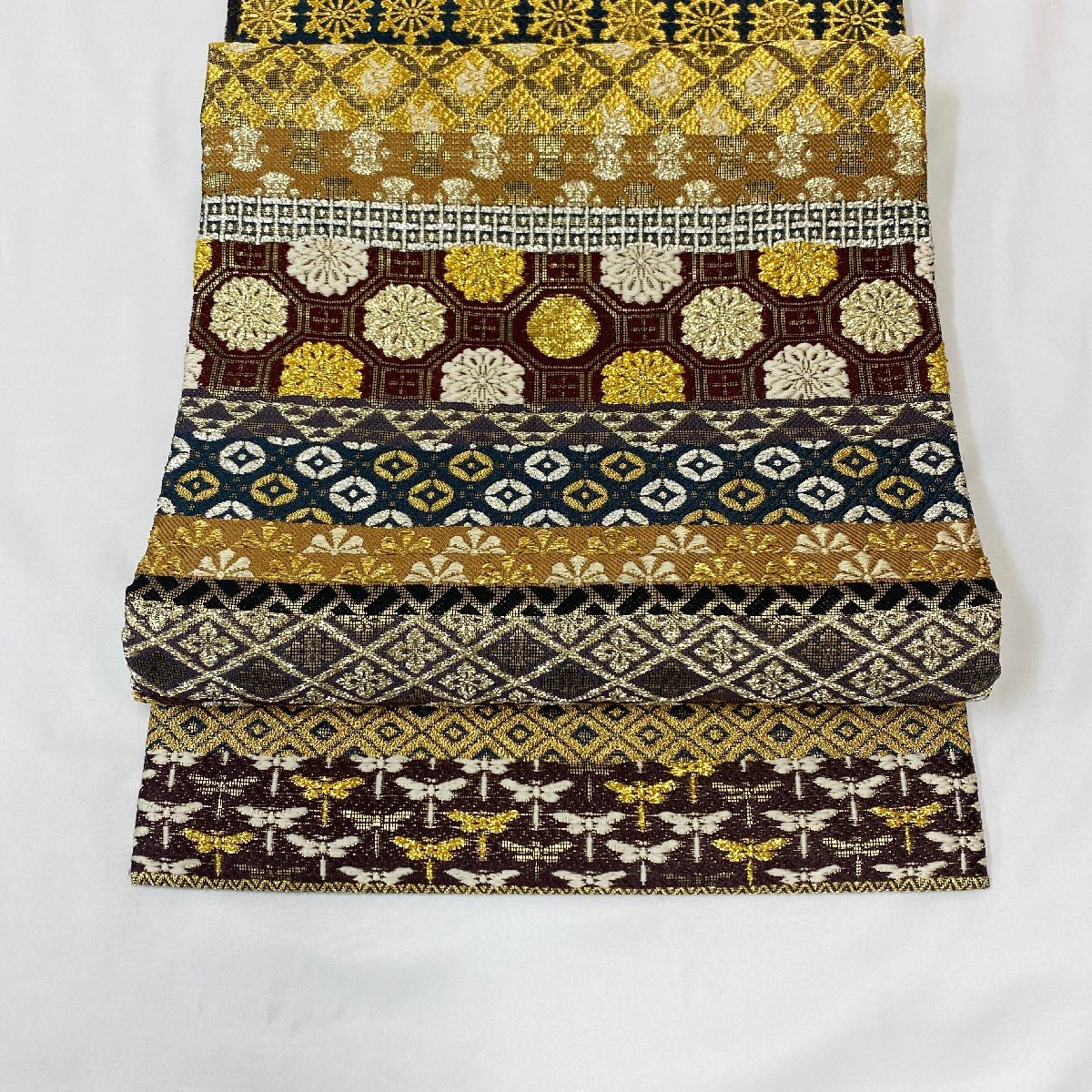 Yahoo!オークション - 着物月花 帯匠 誉田屋 源兵衛 誉文彫金 横段吉祥...