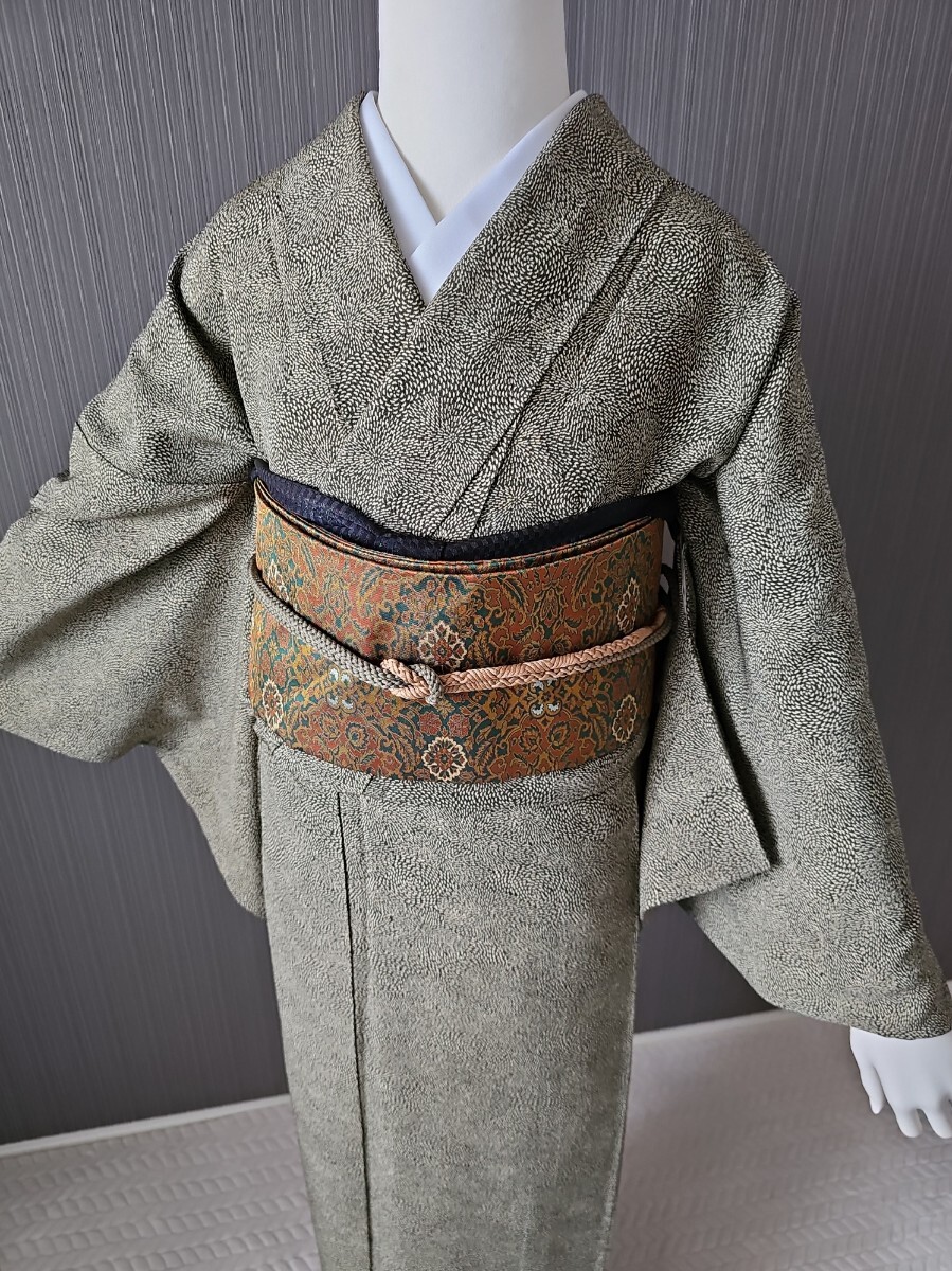 Yahoo!オークション - すずや 293正絹型染め【五嶋敏太郎】江戸小紋 裄...