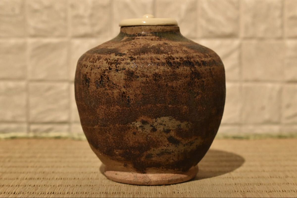 Yahoo!オークション - 【GE】Z728【コレクター所蔵品】時代 磁州窯茶入...