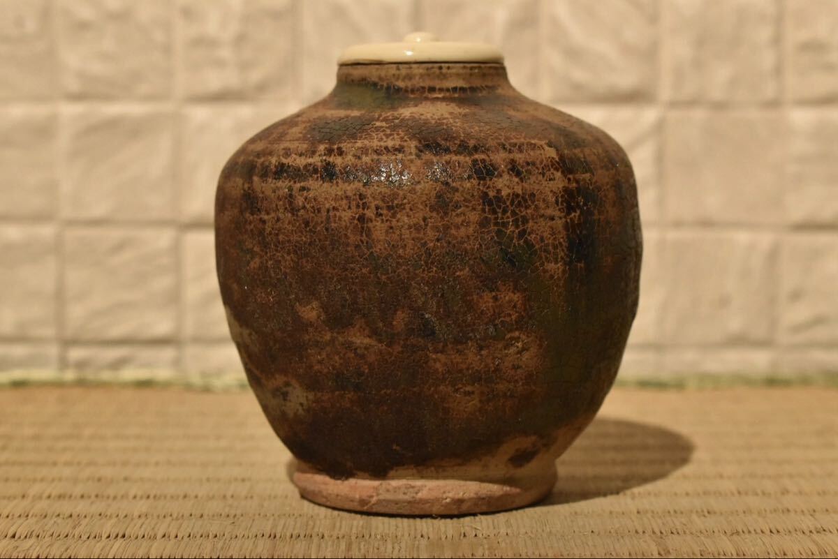 Yahoo!オークション - 【GE】Z728【コレクター所蔵品】時代 磁州窯茶入...