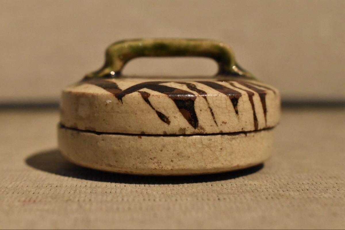 Yahoo!オークション - 【GE】M727【コレクター所蔵品】時代 織部香合/...