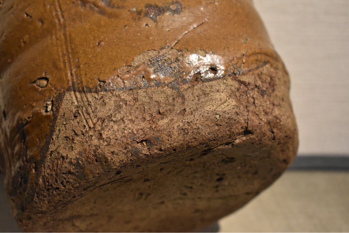 【樂淘letao】日本代購代標第一品牌－【GE】R436【コレクター所蔵品】《大名品》時代 古瀬戸水指/日本美術 瀬戸焼 茶道具 骨董品 時代品 美術品 古美術品