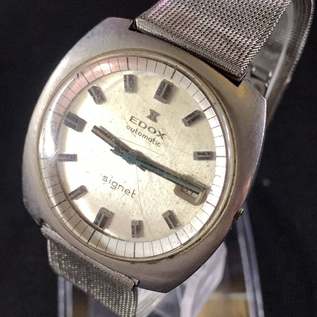 Yahoo!オークション - 【0268】EDOX 23.607 Signet メンズ 自動巻 稼働...