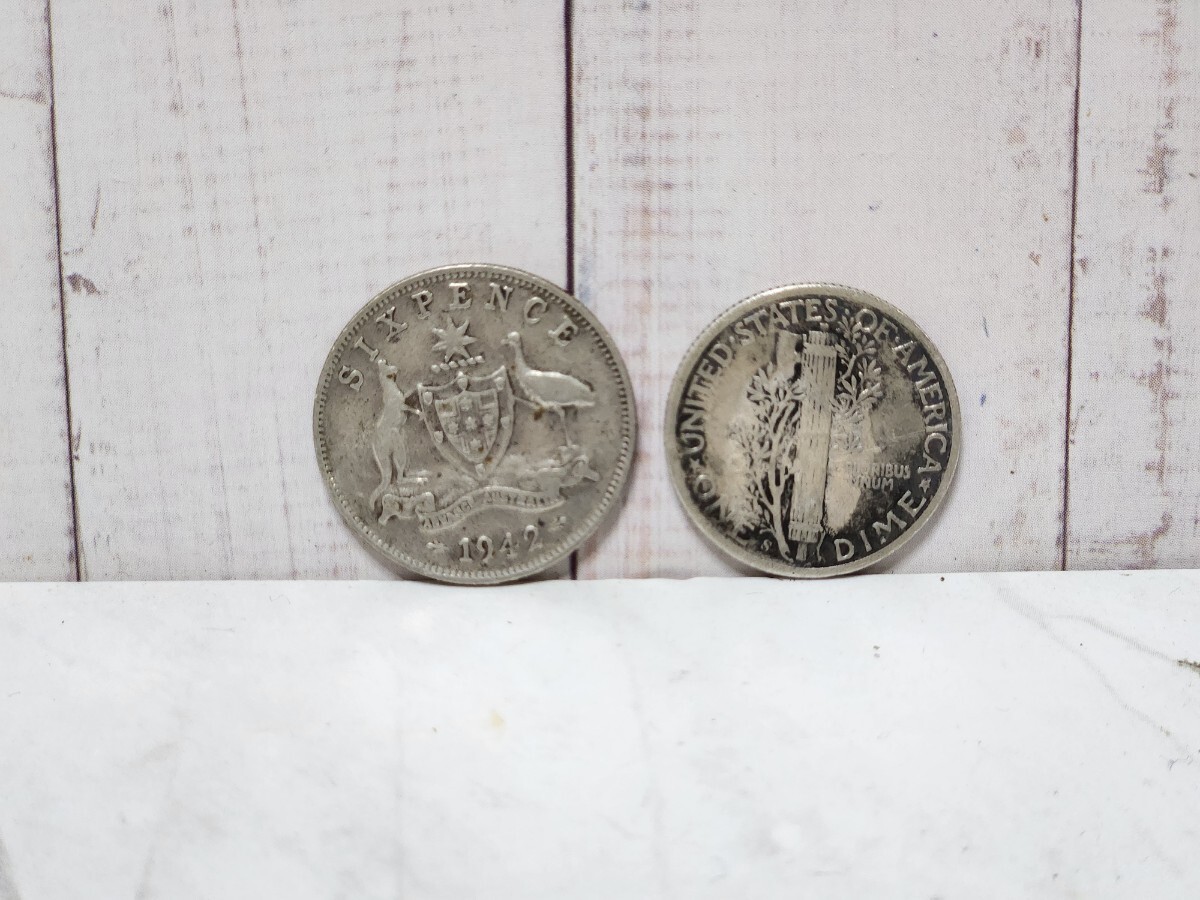 Yahoo!オークション - 銀貨 2枚セット