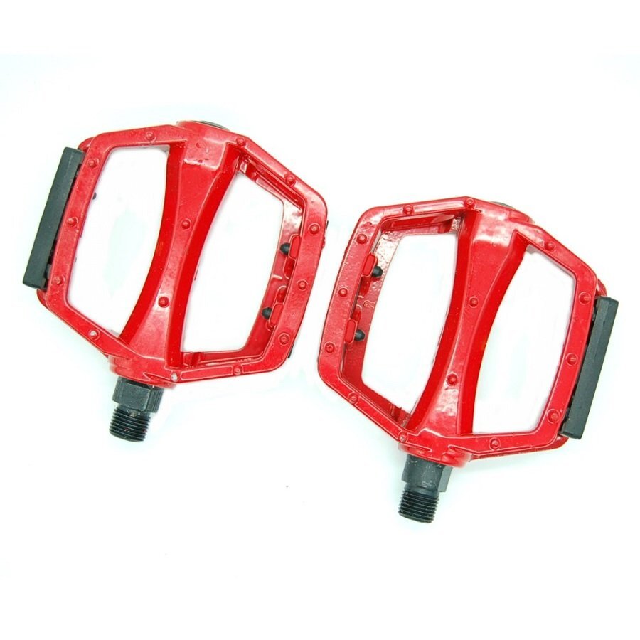 Yahoo!オークション - 【vaps_3】自転車ペダル 《レッド》 2個セット ...