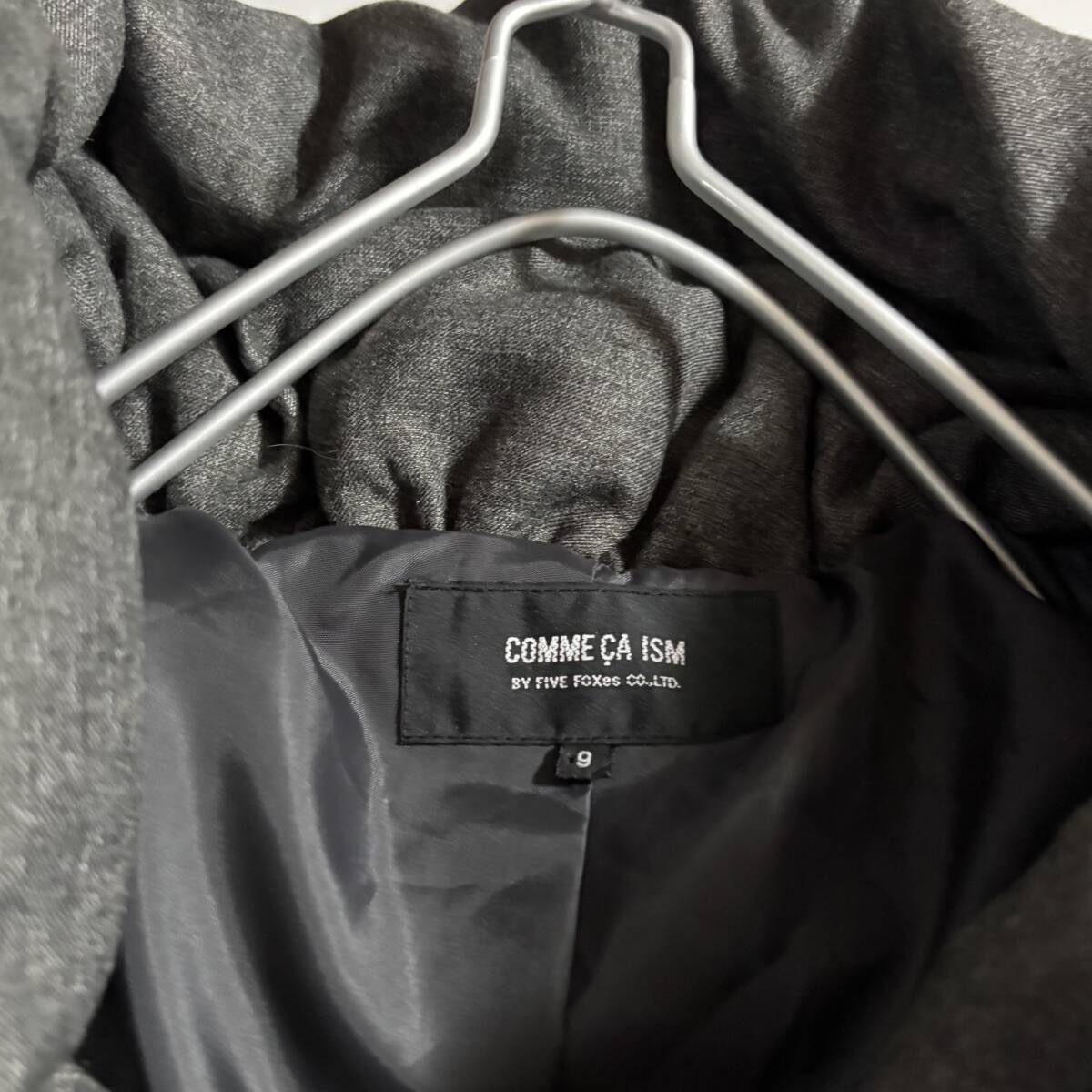 Yahoo!オークション - COMME CA ISM コムサISM サイズ9 // グレー系 ダ...