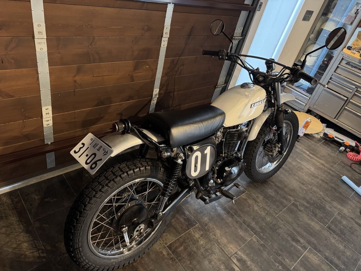 Yahoo!オークション - 岐阜発 250TR Kawasaki 前後新品タイヤ フロント...