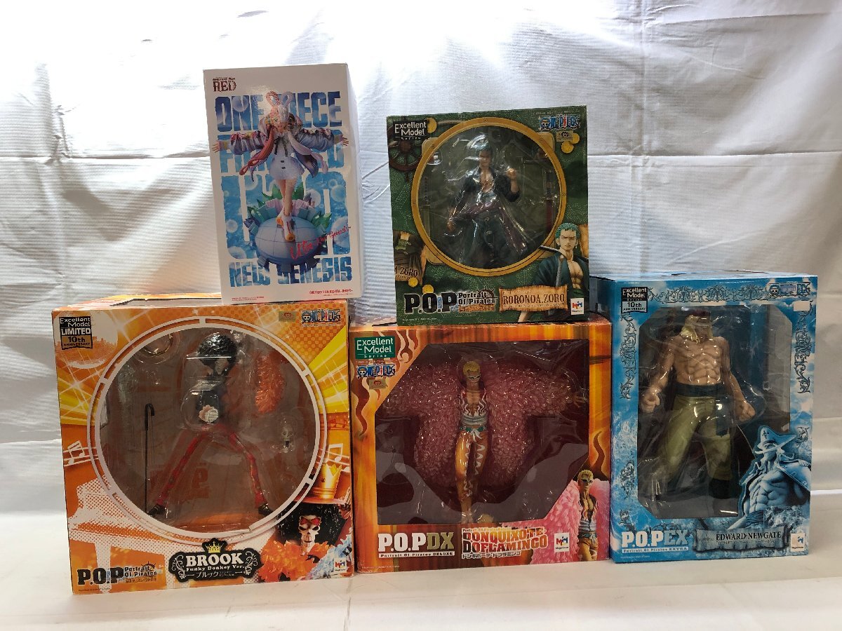 【樂淘letao】日本代購代標第一品牌－1円～ P.O.P 他 ワンピース フィギュア 5点まとめ ウタ ゾロ ドフラミンゴ ブルック 白ひげ 【ジャンク・現状品】[301-1129-M13]
