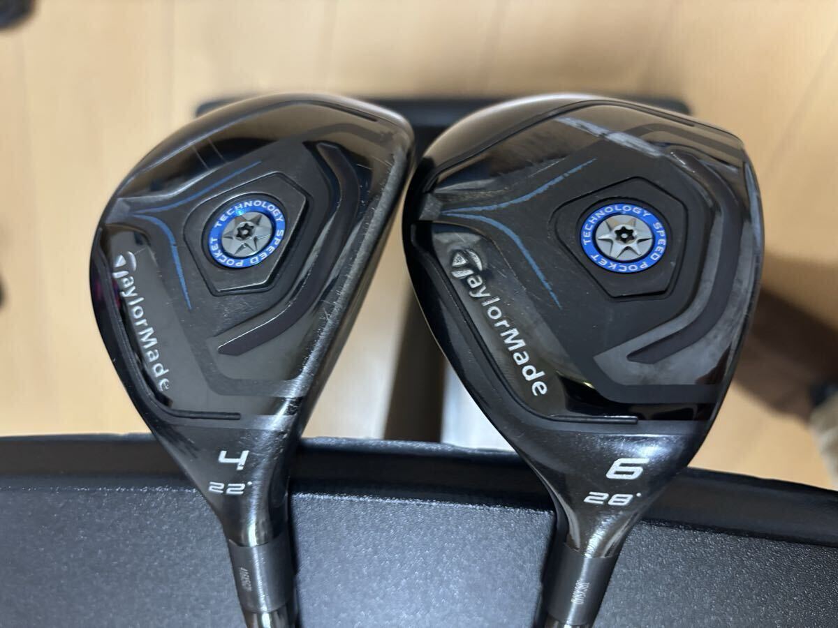 【樂淘letao】日本代購代標第一品牌－2本セット #4,#6 テーラーメイド ジェットスピード ユーティリティ ハイブリッド （U4/U6）22/26 jetspeed TM5-214：R ...