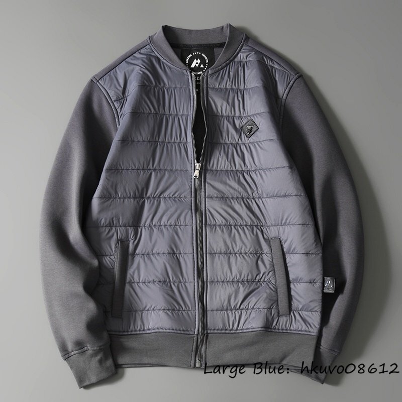 Yahoo!オークション - 上質 メンズ ダウンジャケット 切替 スタンドカ...