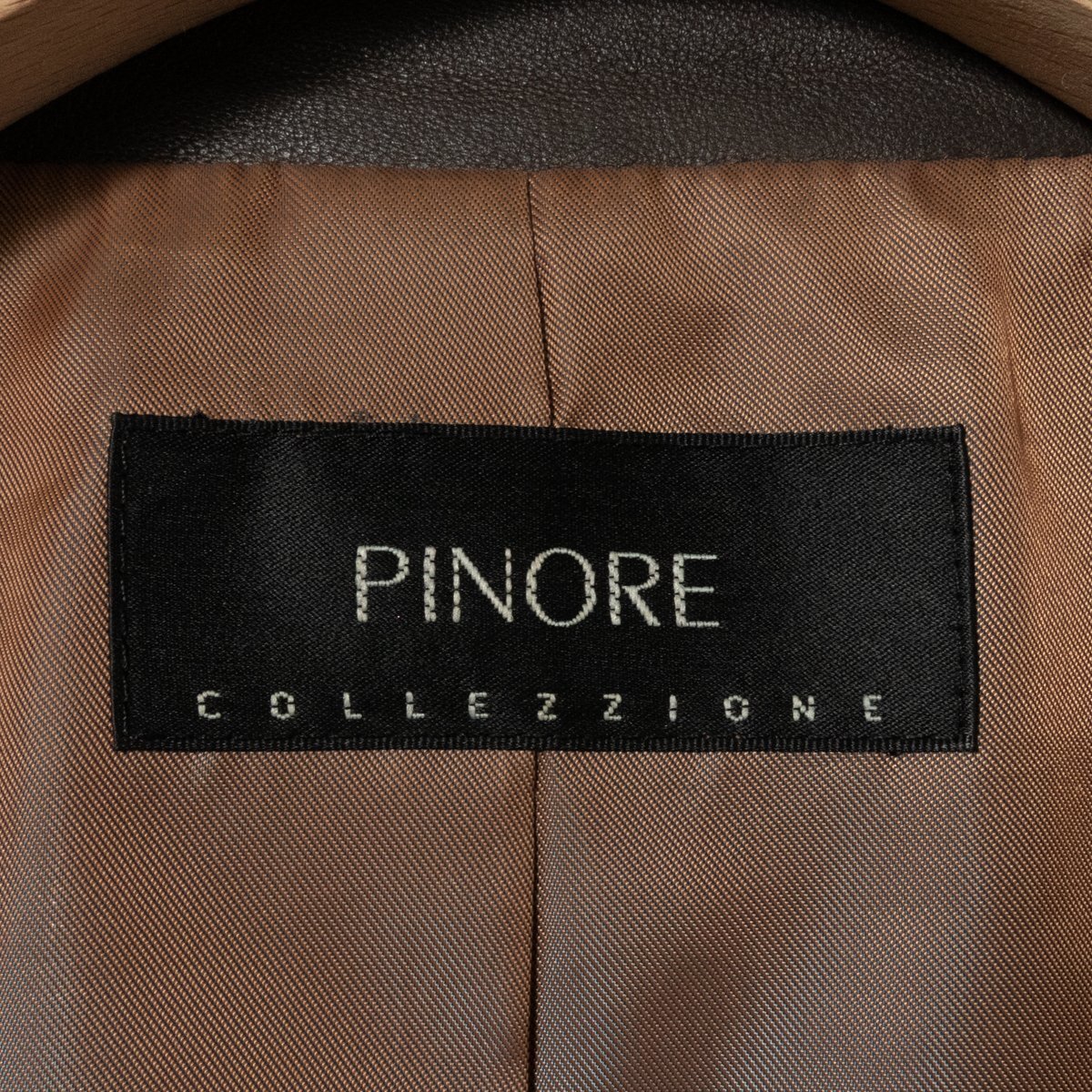Yahoo!オークション - PINORE COLLEZZIONE ピノーレ 羊皮 ラムレザージ...