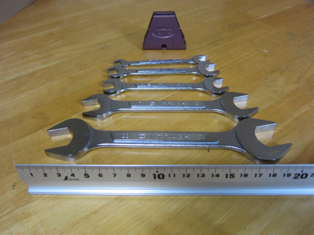 Yahoo!オークション - マニア必見 KTC/京都機械工具 スパナ5本セット ...