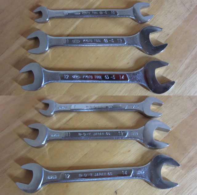 Yahoo!オークション - マニア必見 KTC/京都機械工具 スパナ5本セット ...