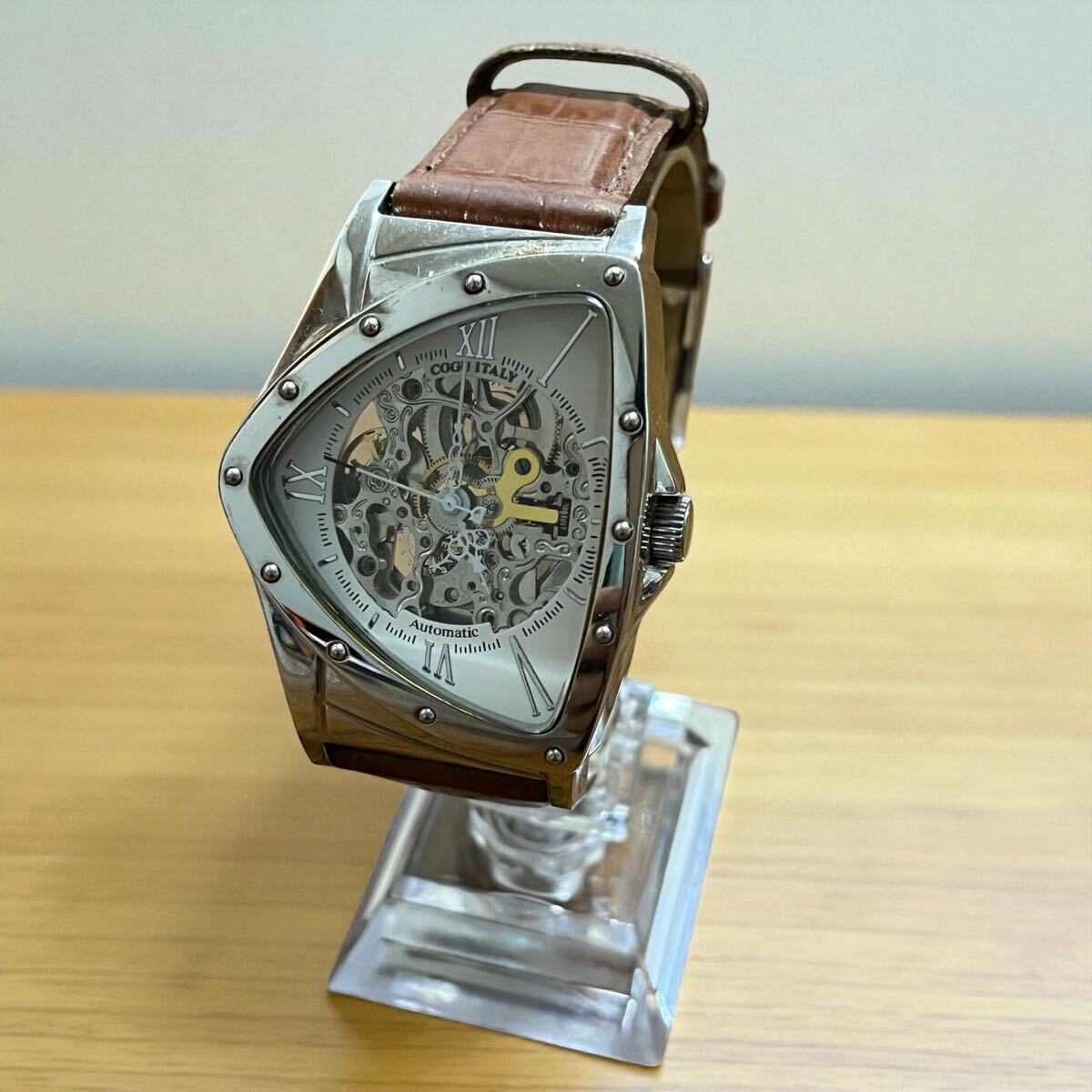 Yahoo!オークション - 54 稼働品 COGU コグ 腕時計 Automatic オートマ...