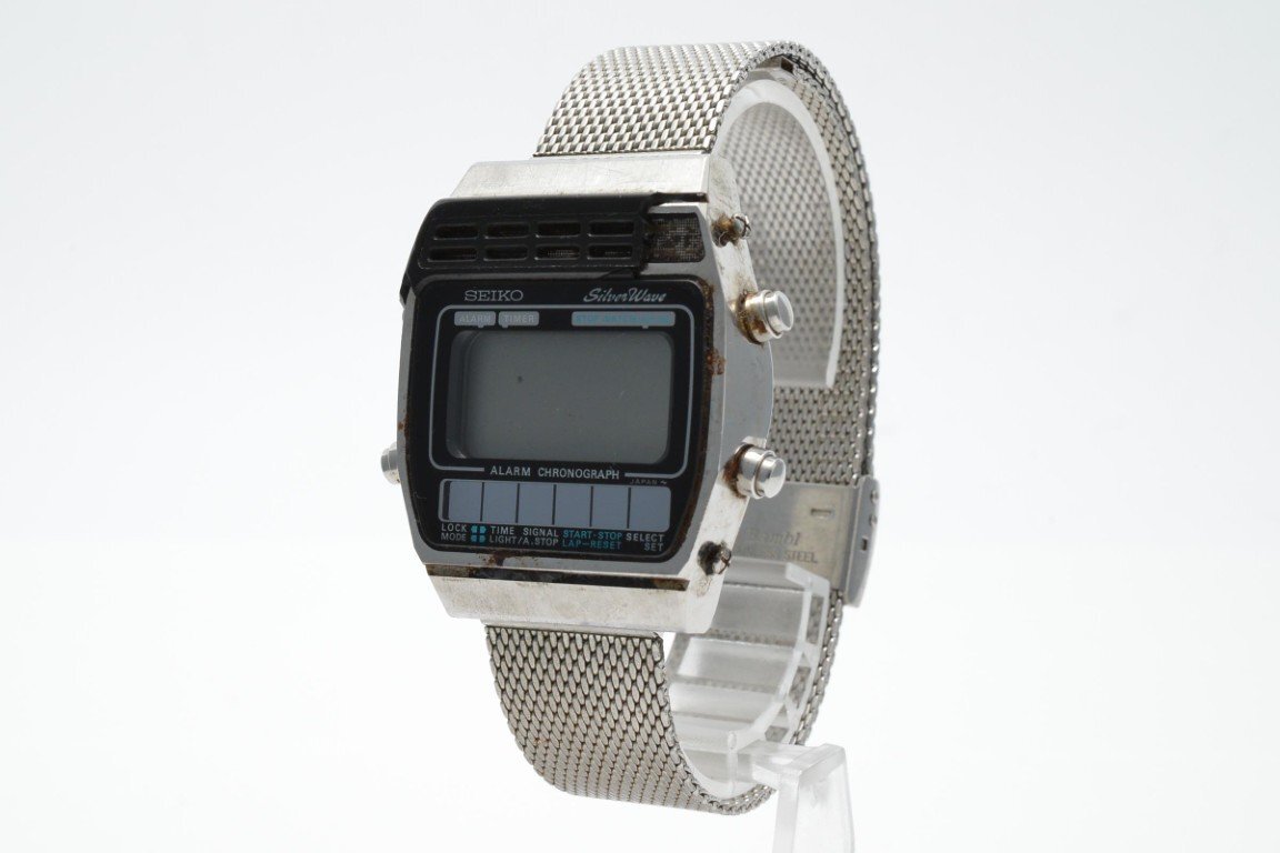Yahoo!オークション - セイコー シルバー ウェーブ A258-5010 スクエア...