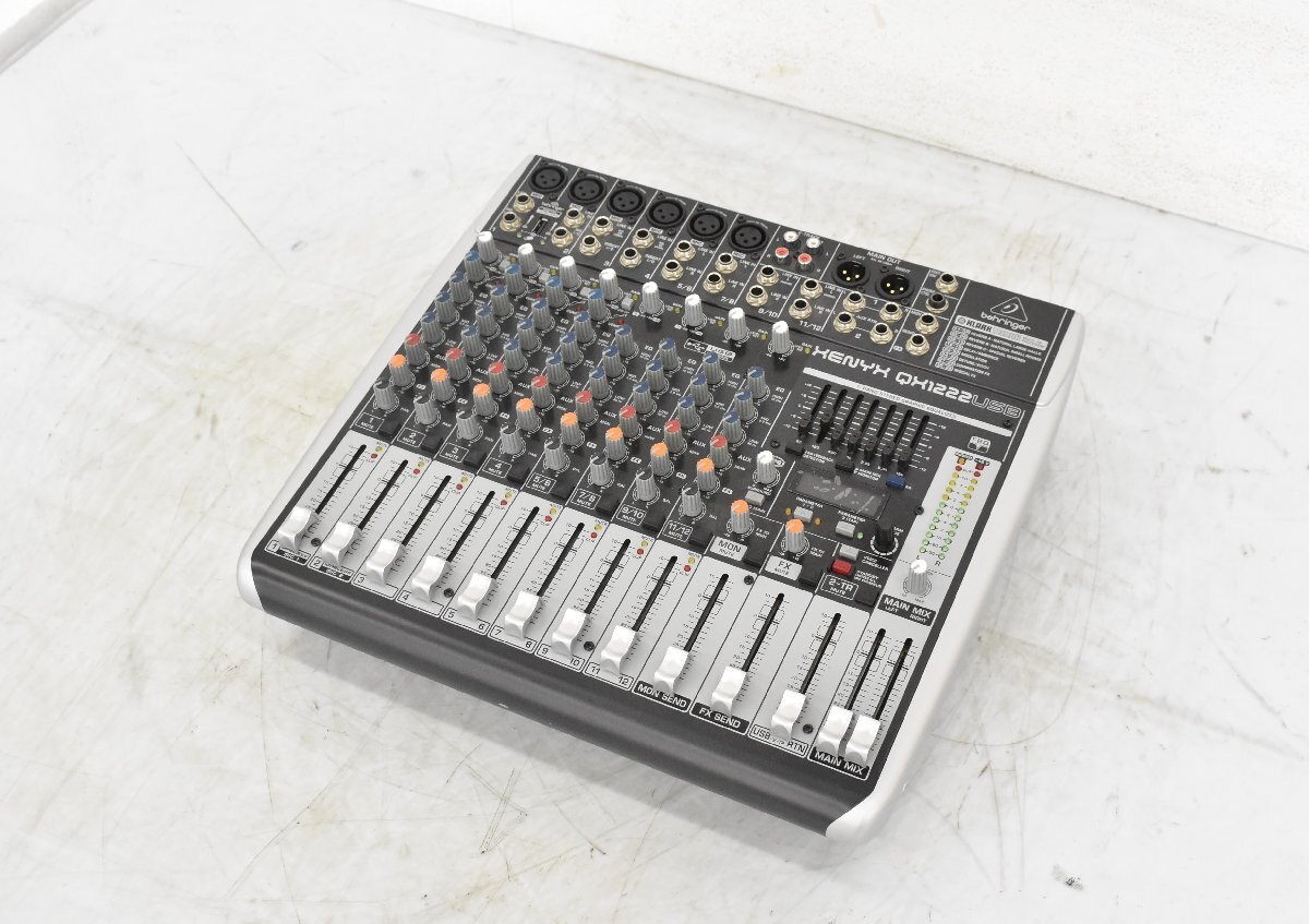 Yahoo!オークション - 【 G 】2762 BEHRINGER XENYX QX1222USB アナロ...