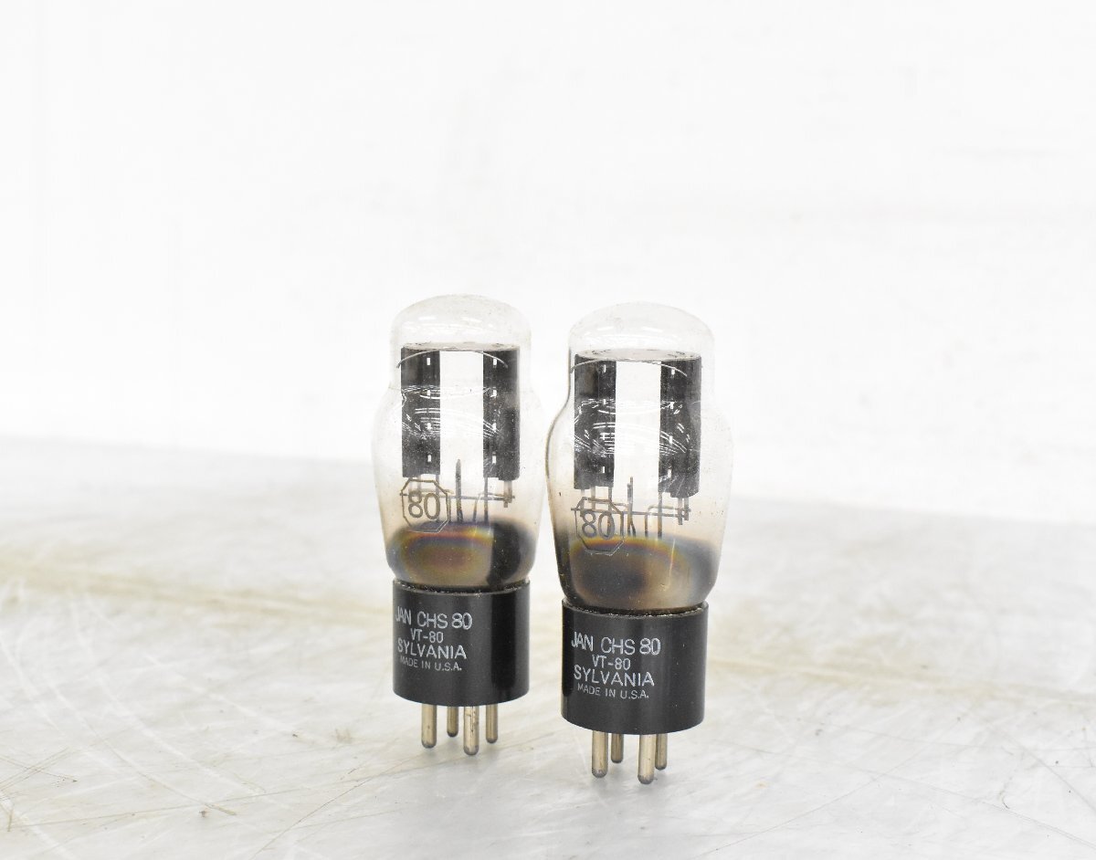 Yahoo!オークション - 【 G 】2047 SYLVANIA JAN CHS 80 VT-80 真空管 ...