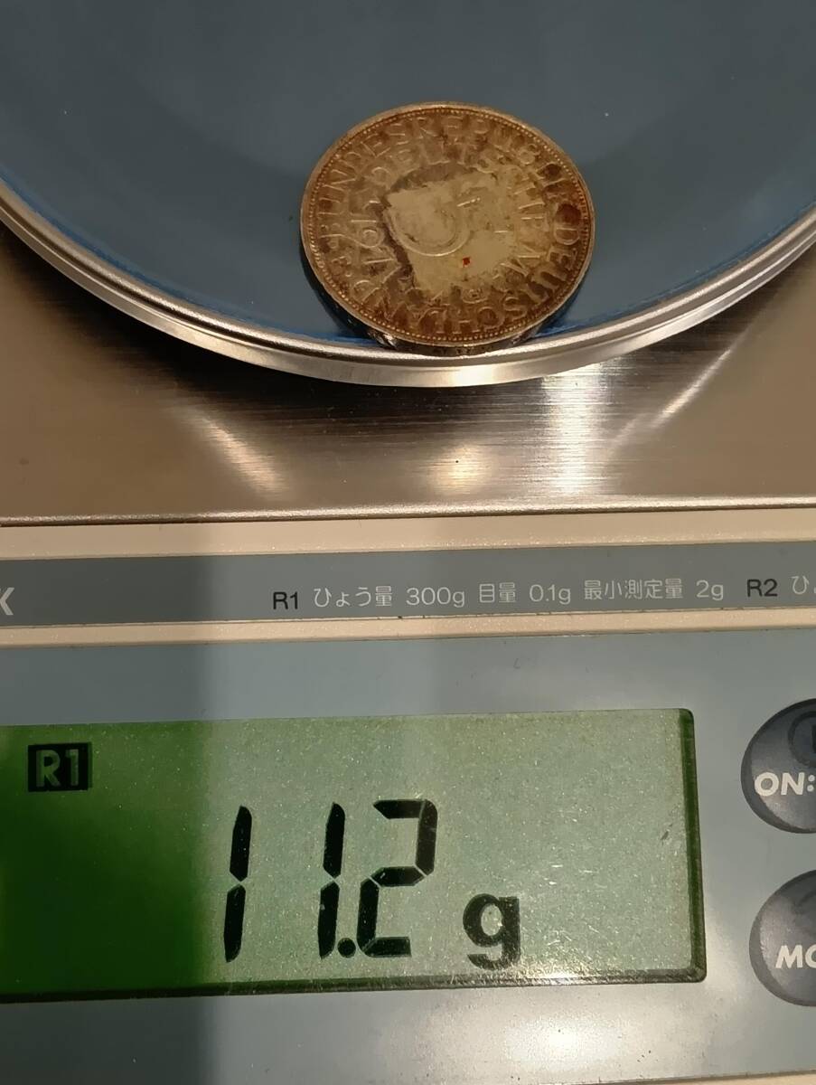 Yahoo!オークション - #6088A ドイツ 5マルク銀貨_メキシコ 1ペソコイ...