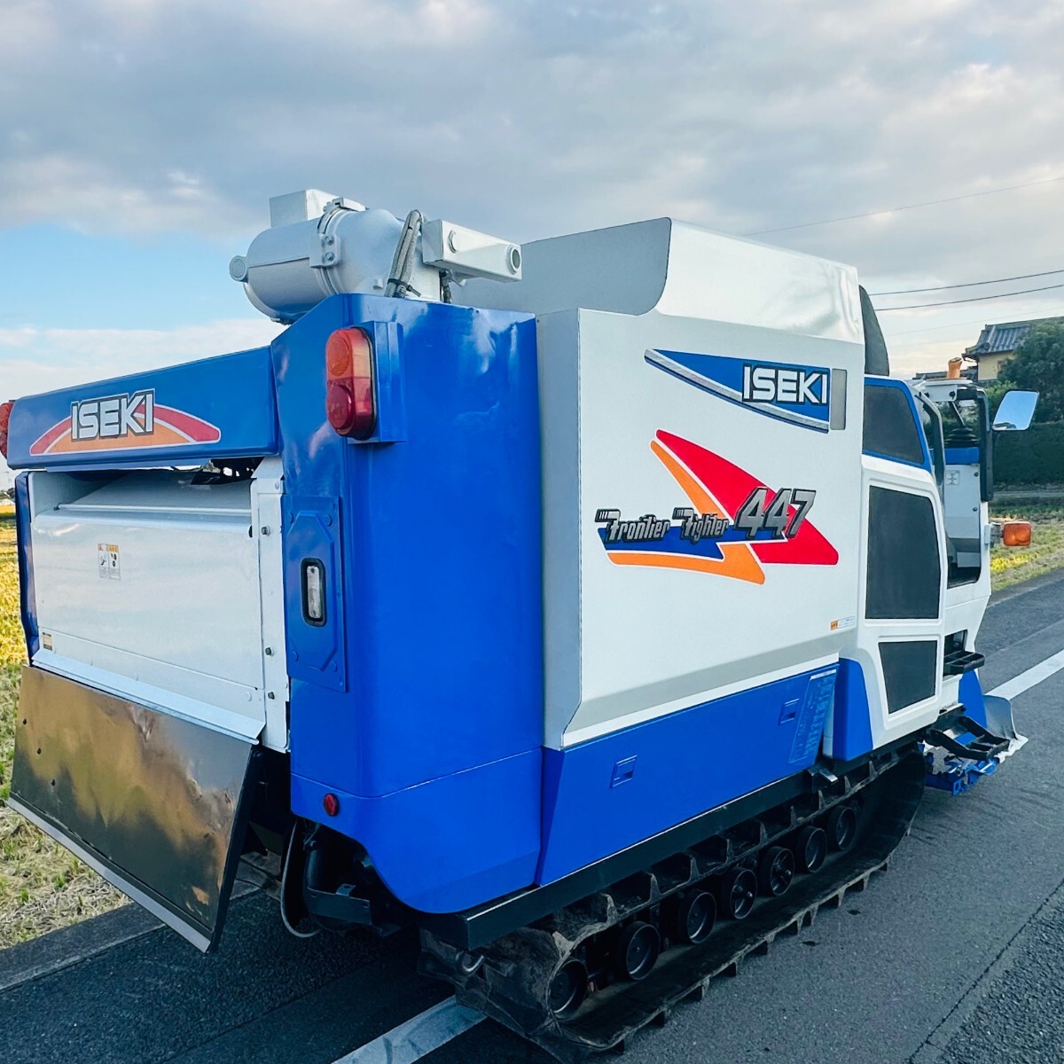 Yahoo!オークション - イセキコンバインHFG 447G 47馬力 使用時間365 4...