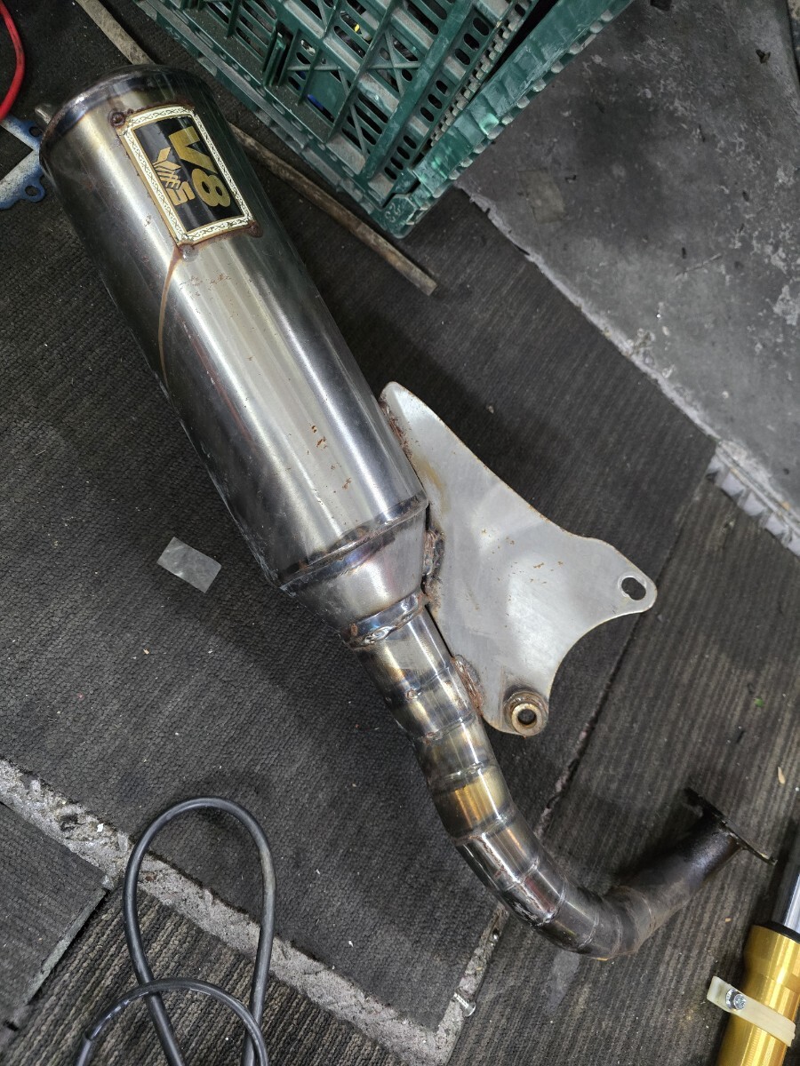 Yahoo!オークション - ジョグ V8 マフラー チャンバー 社外マフラー JO...