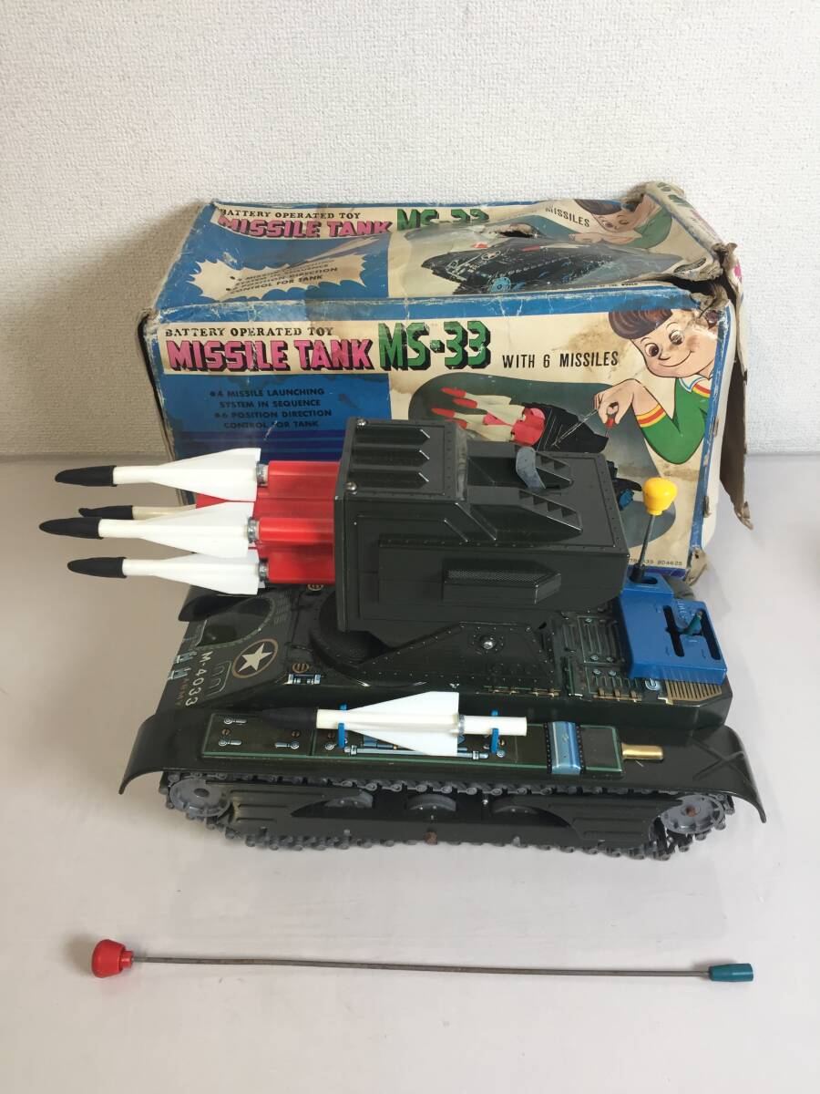 Yahoo!オークション - YY-542 マスダヤ 電動ミサイルタンク MS-33 ブリ...