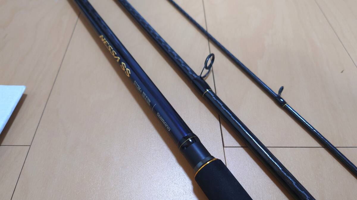 【樂淘letao】日本代購代標第一品牌－【SHIMANOシマノ】24ネッサSS S112M+・使用1回のほぼ新品・竿袋、未記入保証書、未使用のロッドベルトあり【NESSA SS】