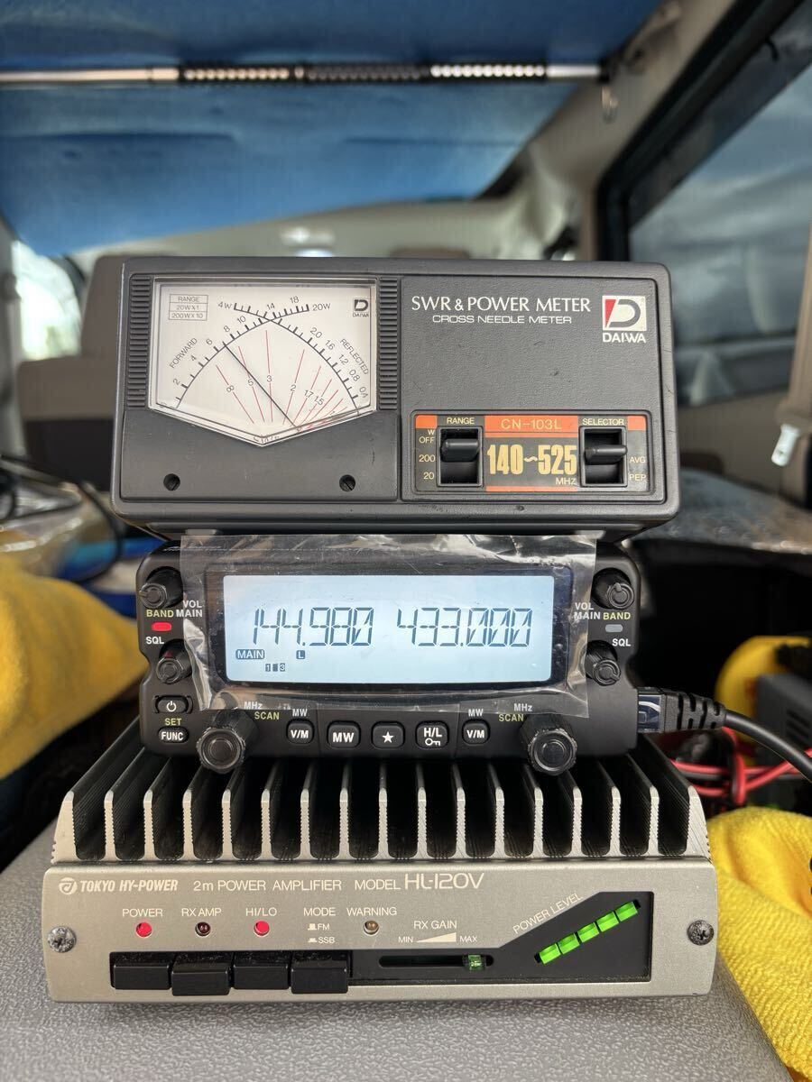 Yahoo!オークション - 東京ハイパワーリニアアンプ HL120V 2m パワーブ...