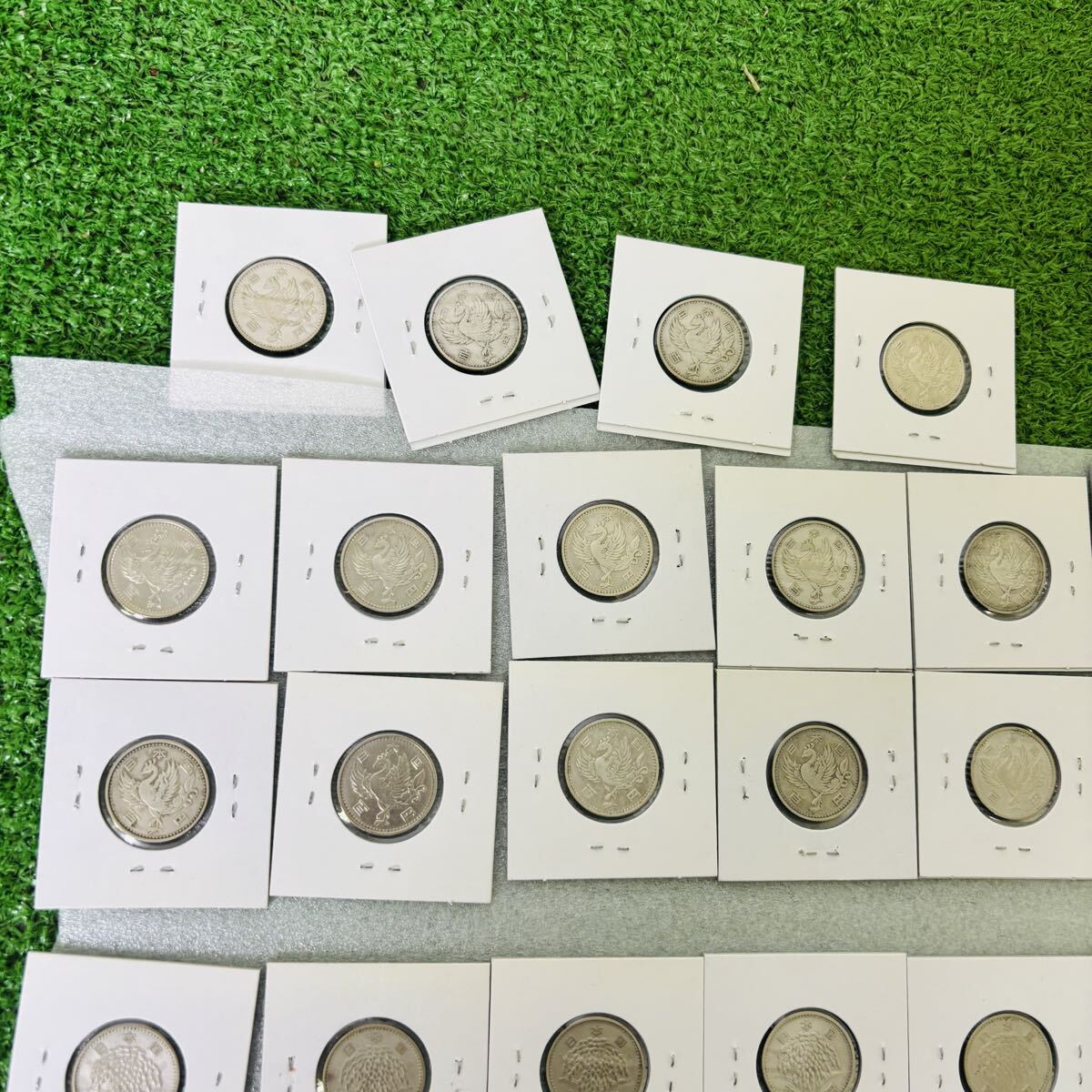 Yahoo!オークション - b892 鳳凰 銀貨 24枚 稲穂 24枚 東京オリンピッ...