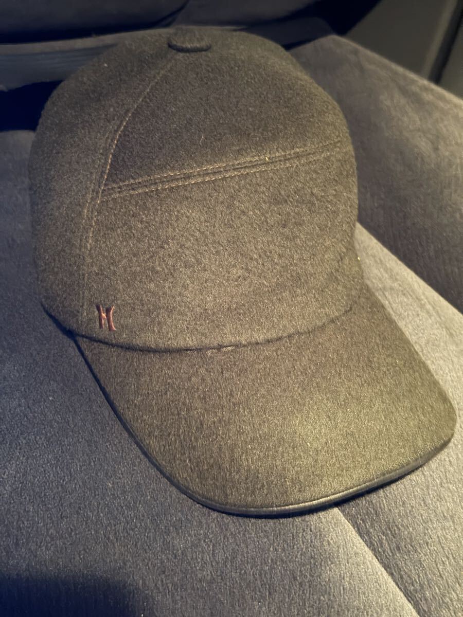 【樂淘letao】日本代購代標第一品牌－HERMES エルメス 正規品 男女兼用 キャップ 帽子 Hロゴ刺繍