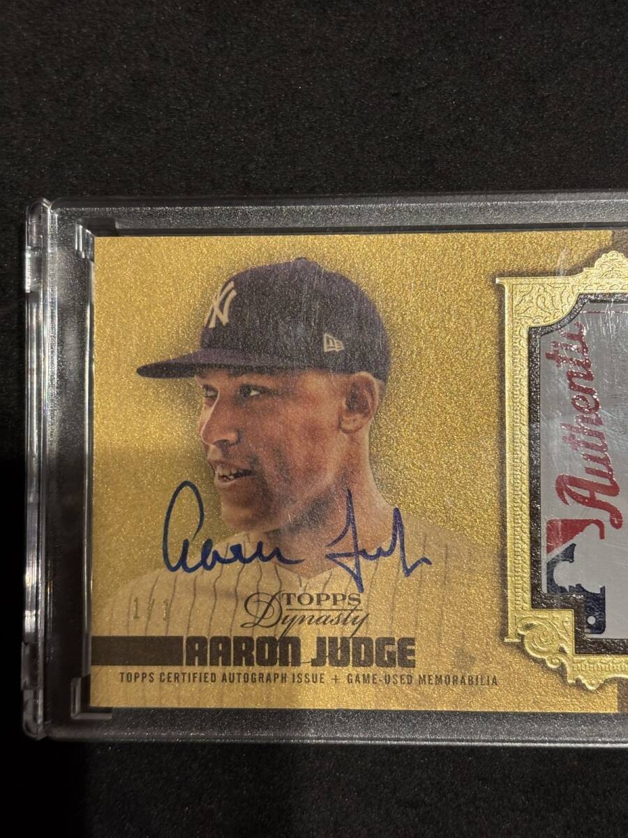 【樂淘letao】日本代購代標第一品牌－【1of1】2019 Topps Dynasty Baseball Aaron Judge Logo Patch Auto Gold 1/1 1枚限定