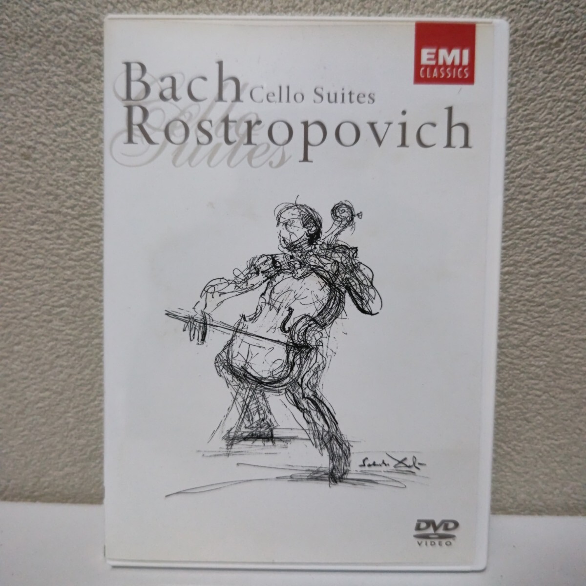 Yahoo!オークション - ロストロポーヴィチ/バッハ 無伴奏チェロ組曲(全...