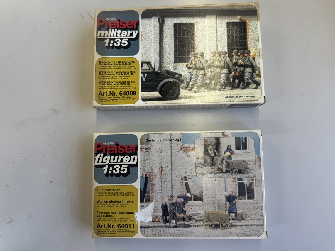 Yahoo!オークション - 1/35 Preiser NO.64009 NO.64011