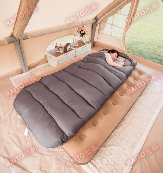 Yahoo!オークション - シュラフ 冬用 3.5kg 加厚 ワイド 封筒型 -10°...