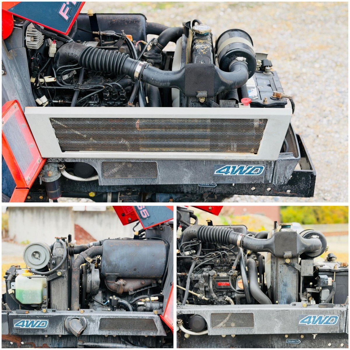 Yahoo!オークション - ヤンマー トラクター 16馬力 4WD 3TN75-UN 693時...