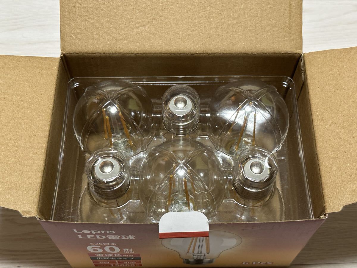 Yahoo!オークション - Lepro LED電球 電球色 60W形 e26