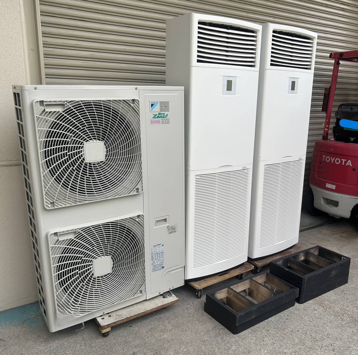 Yahoo!オークション - 2022年製 ダイキン 224/8馬力 床置き マルチ パ...