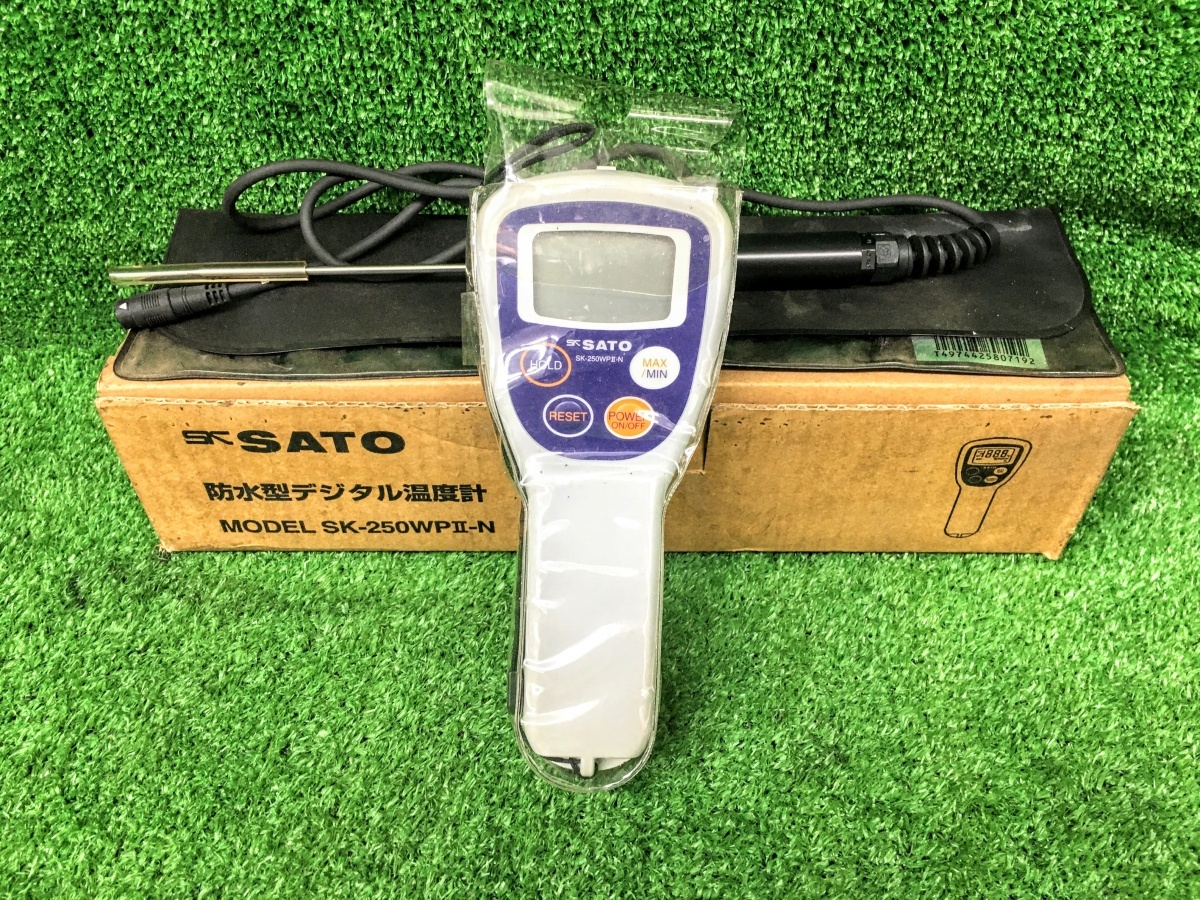Yahoo!オークション - 中古品 SATO サトー 防水型デジタル温度計 SK-25...