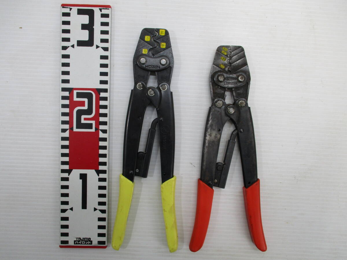 Yahoo!オークション - L93圧着工具 圧着ペンチ プライヤー カッターま...