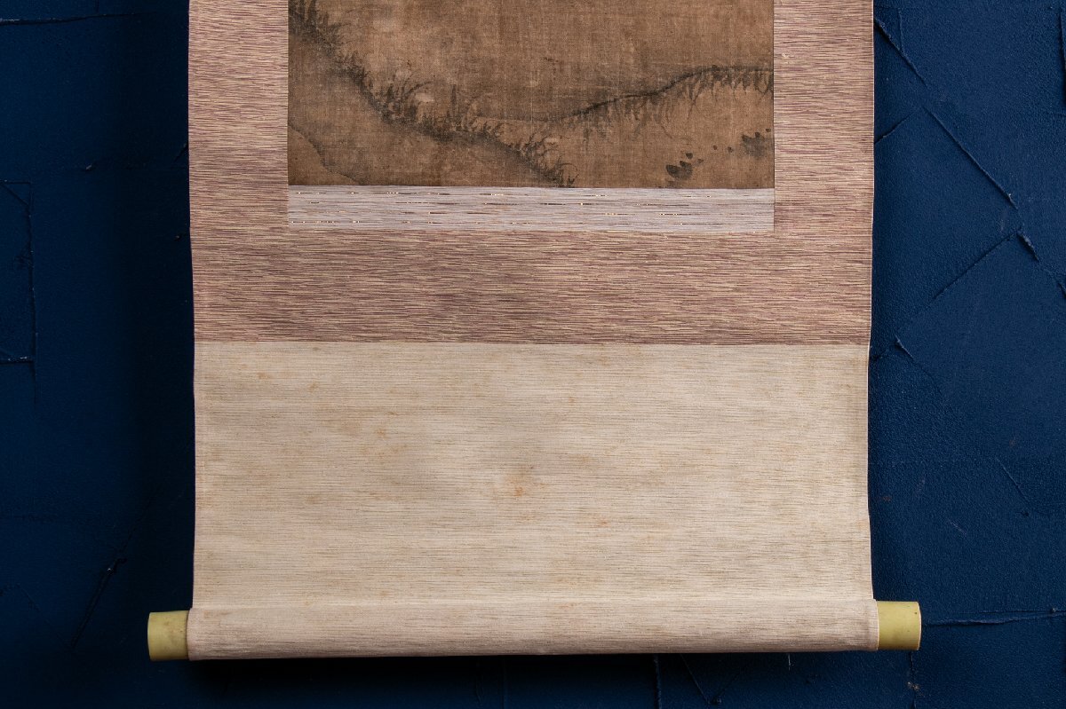 【樂淘letao】日本代購代標第一品牌－【うつわ】 古美術 朝鮮民画 鹿図 絹本 古画 無落款 李朝 韓国 掛け軸 F053M 古玩 絵画 ギャラリー