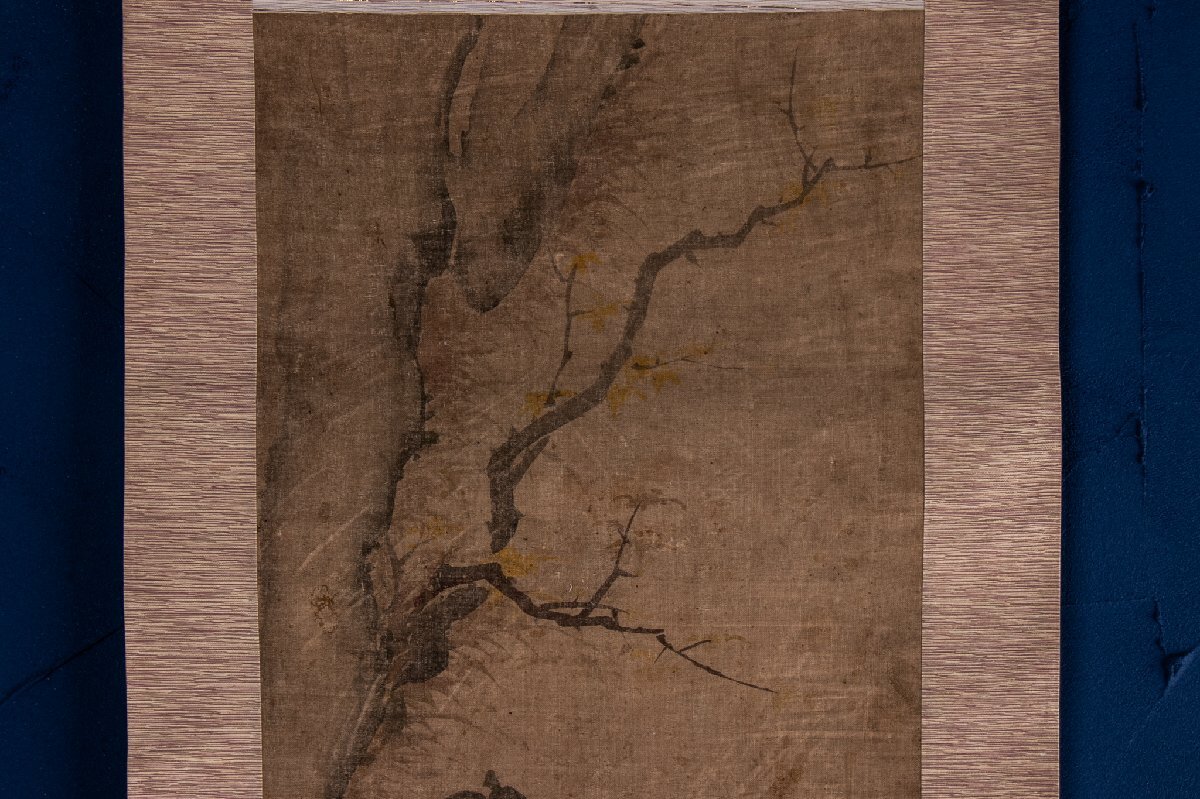 【樂淘letao】日本代購代標第一品牌－【うつわ】 古美術 朝鮮民画 鹿図 絹本 古画 無落款 李朝 韓国 掛け軸 F053M 古玩 絵画 ギャラリー