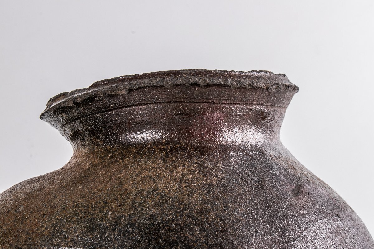 Yahoo!オークション - 【うつわ】 古常滑 壷 高さ34cm 室町時代 F115A ...