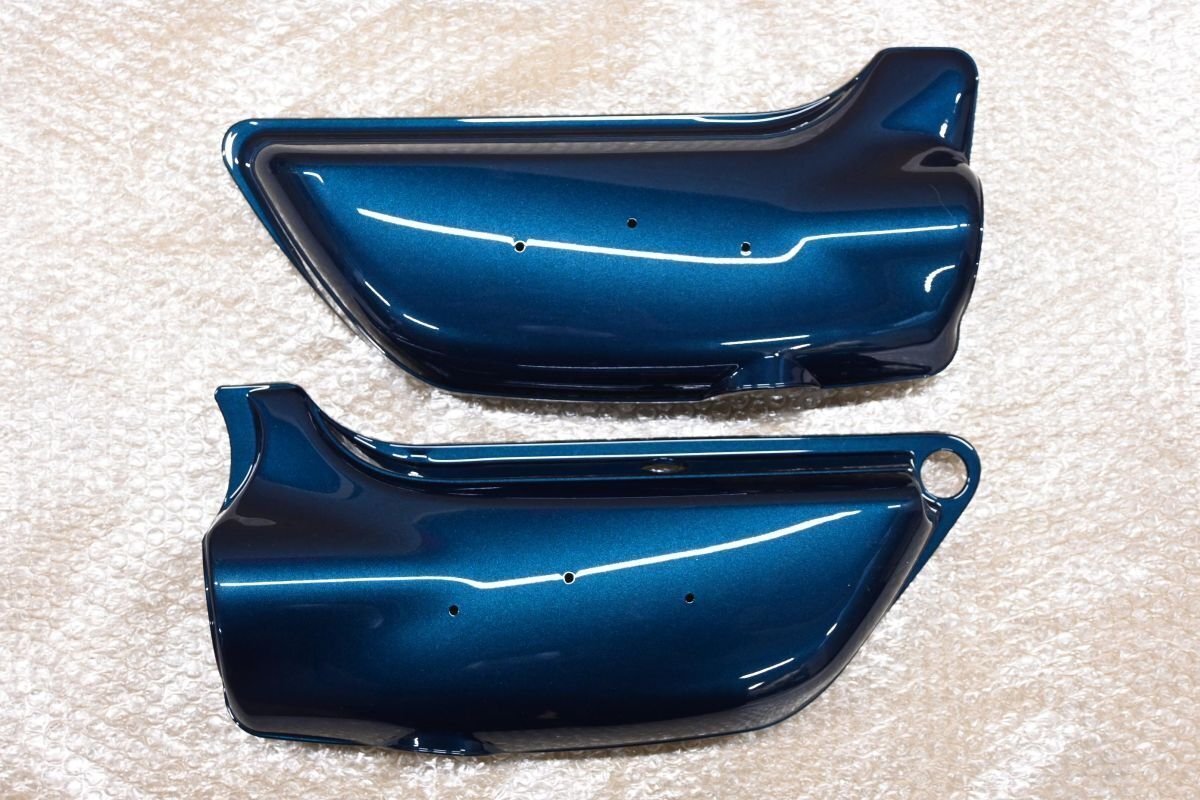 Yahoo!オークション - K-074 新品 Z1 Z2 750RS 青玉虫 左右 サイドカバ...