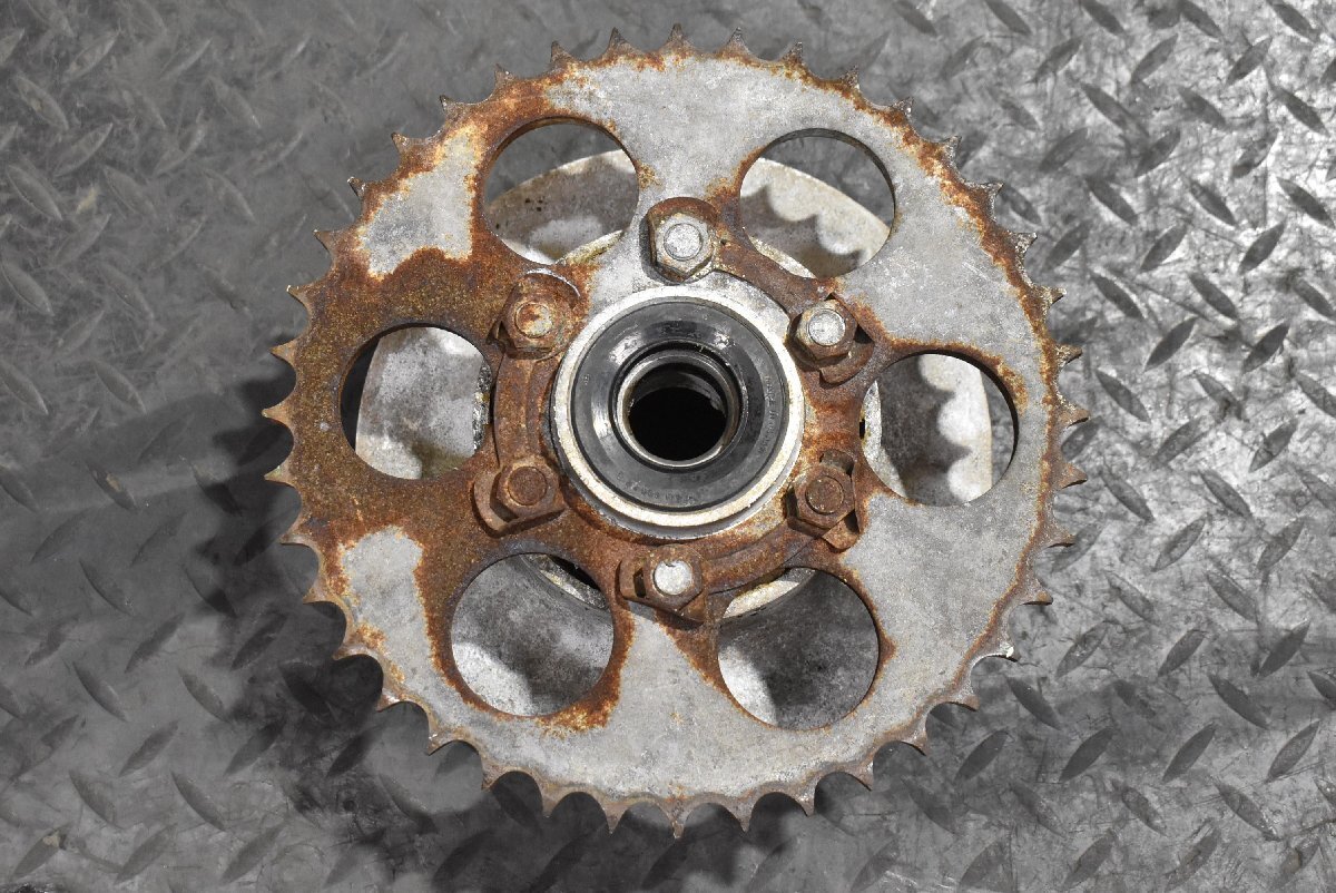 Yahoo!オークション - S0791 当時物 純正 GT550 スプロケットハブ 0091...