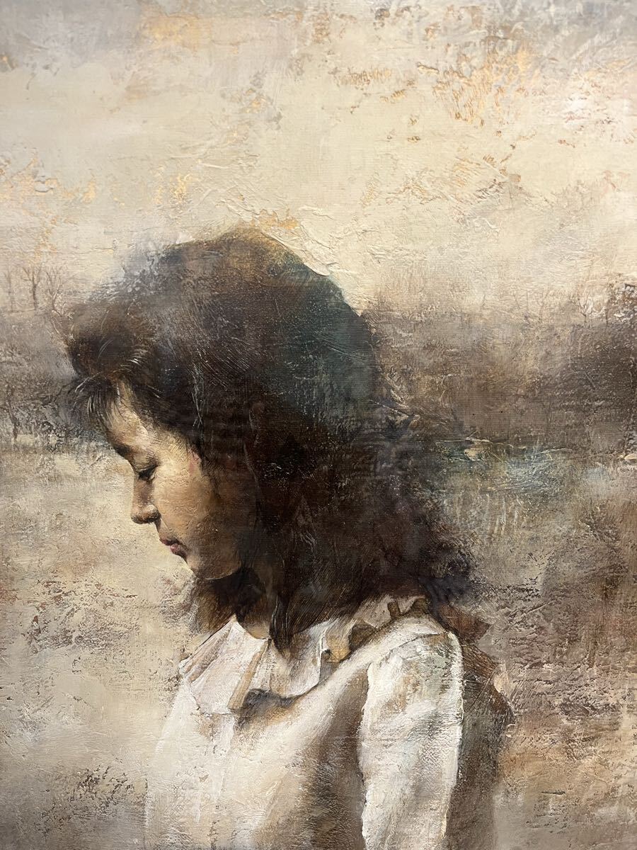 Yahoo!オークション - 真作保証 木原和敏 油彩画 15号 野の影 共シール...