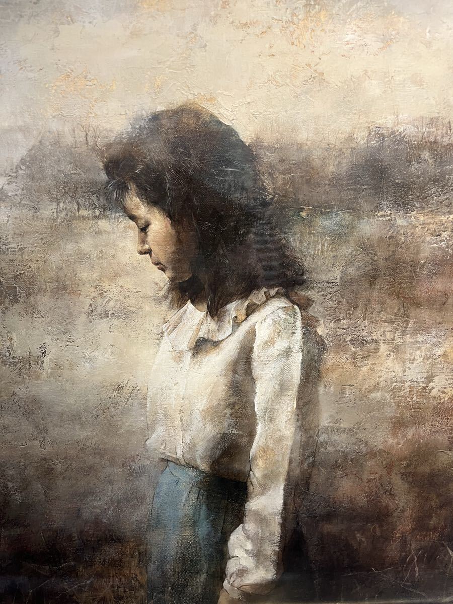 Yahoo!オークション - 真作保証 木原和敏 油彩画 15号 野の影 共シール...