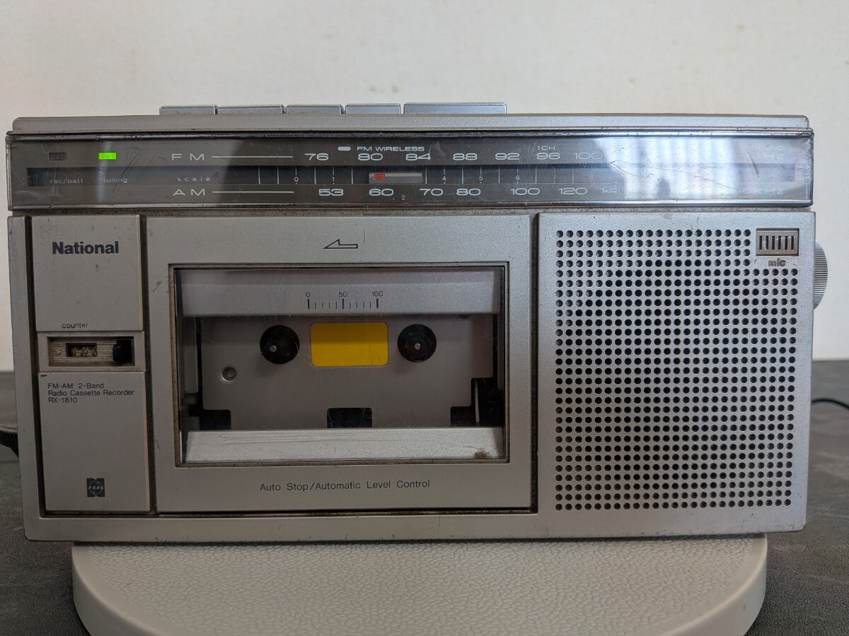 Yahoo!オークション - 9524 National ミニラジカセ カセットデッキ RX-...
