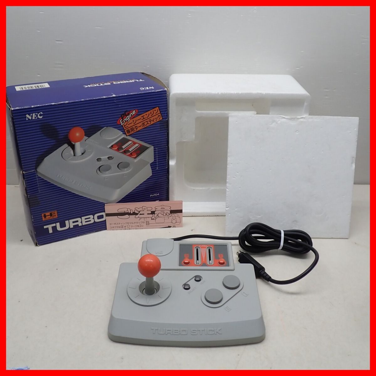 【樂淘letao】日本代購代標第一品牌－PCE PCエンジン 専用 TURBO STICK ターボスティック PI-PD4 日本電気 NEC 箱付 難あり品【20