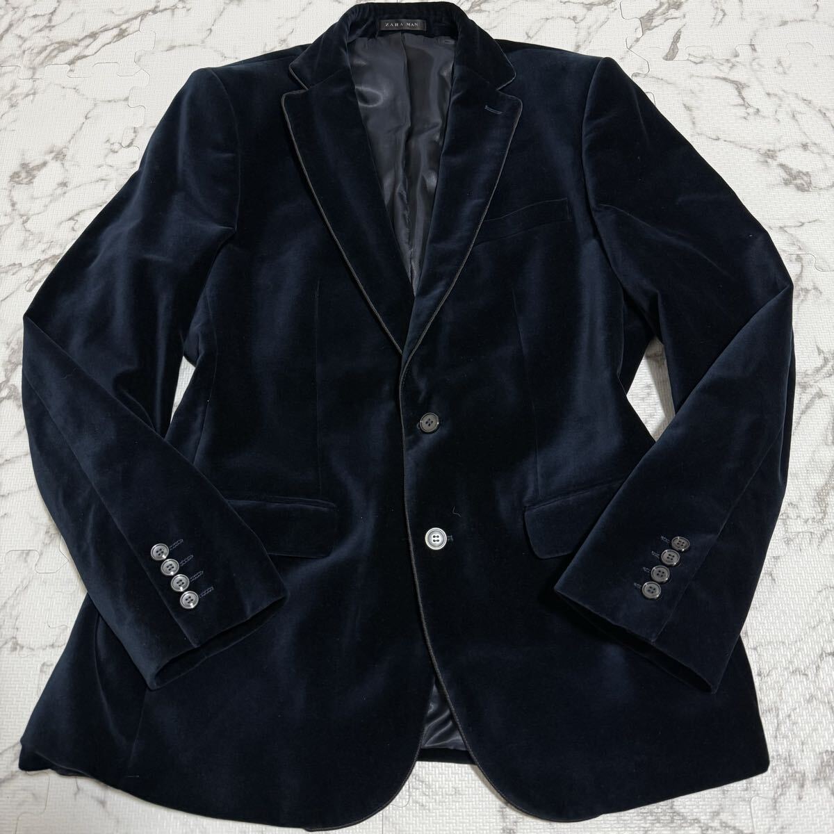 Yahoo!オークション - 超希少2XL ザラマン【極上のベロア】ZARA MAN テ...