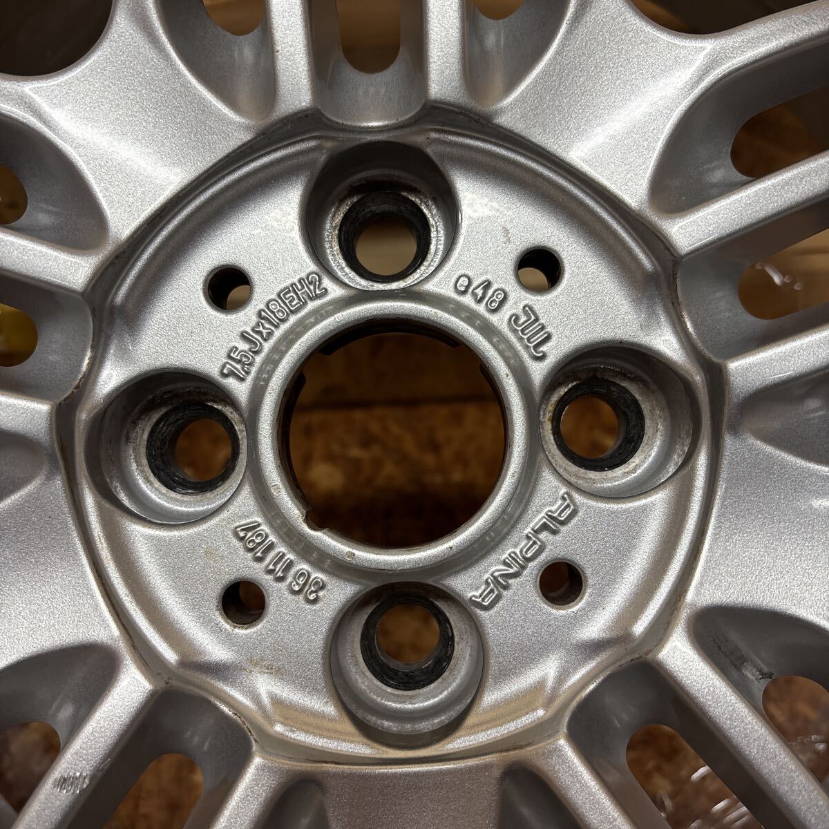 Yahoo!オークション - 希少 ロナール製 アルピナ 18×7.5J+48 100/4穴 ...